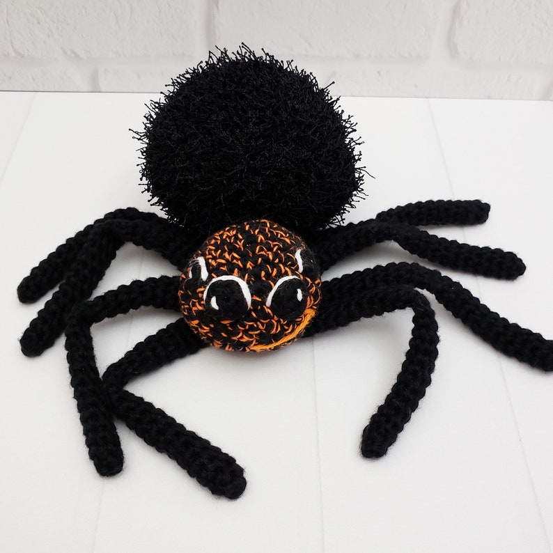 Webster the Spider Scrubby Amigurumi Crochet Pattern Spider | Etsy