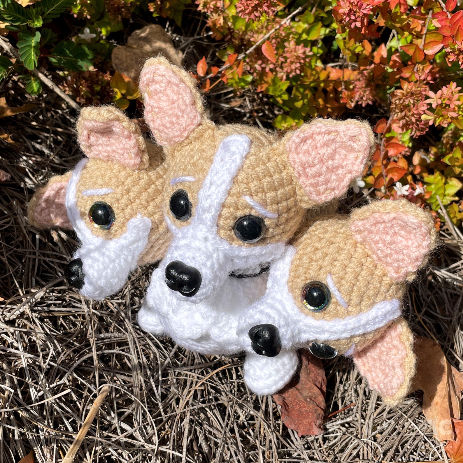 Corgi Dog Amigurumi Crochet Pattern Crowley the Cerberus - Etsy