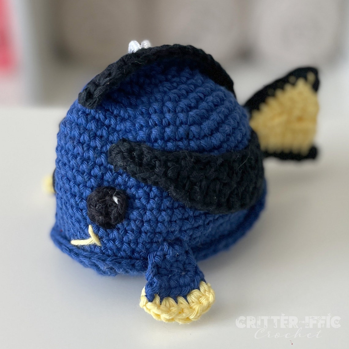 Blue Tang Fish Amigurumi Crochet Pattern Ocean Animal Sea - Etsy
