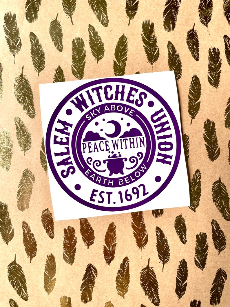 Vinyl Decal Salem Witch Decal Halloween Salem Witches - Etsy