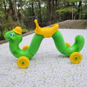 Hasbro Inchworm 1970s Ride on Toy Vintage Original Ride Along Bounce ...