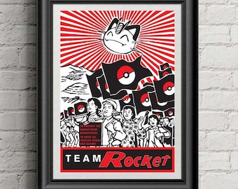 Team Rocket Poster - Etsy