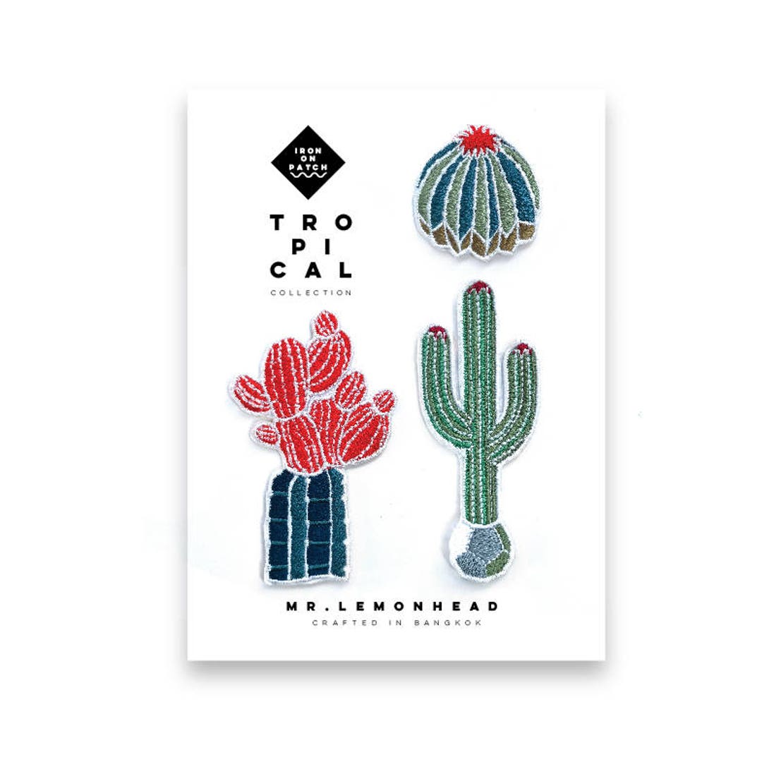 Tropical Collection Iron on Patch Set NO.1 - Etsy