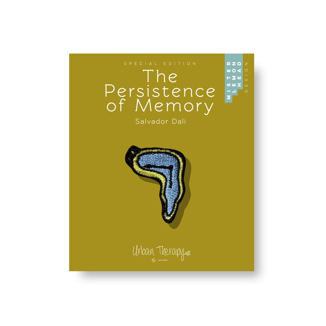 The Persistence of Memory / Iron on Patches / Salvador Dali Clock - Etsy