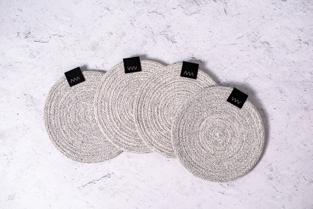 Rope Coasters LIMITED EDITION COLOR - Handmade From 100% Recycled ...