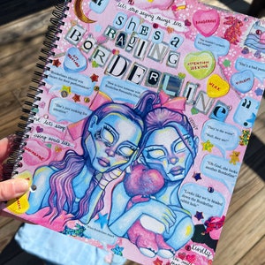 BPD Burn Book/raging Borderline-bpd Stigma Spiral Notebook/ 8.5 by 11 ...