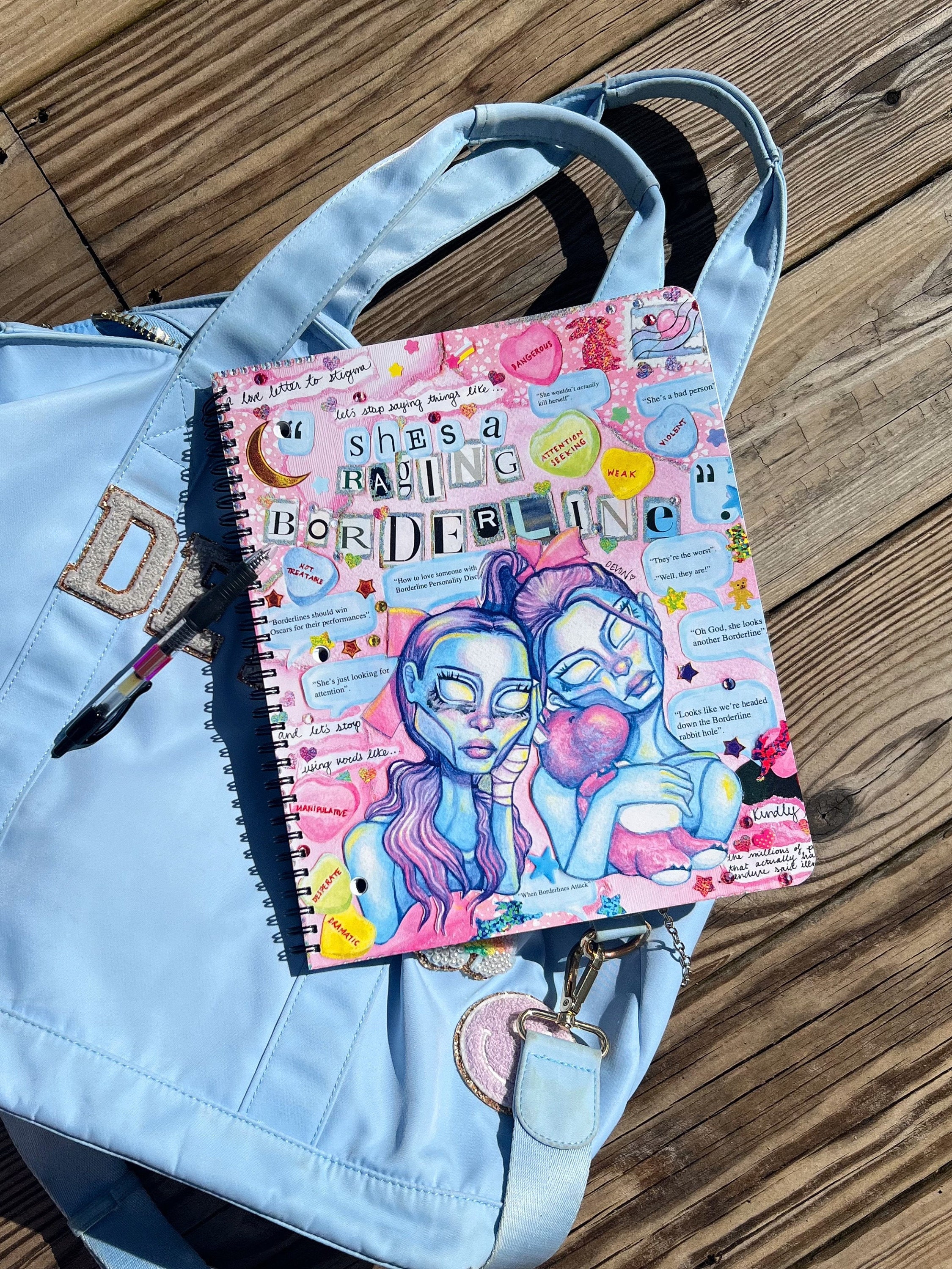 BPD Burn Book/raging Borderline-bpd Stigma Spiral Notebook/ - Etsy