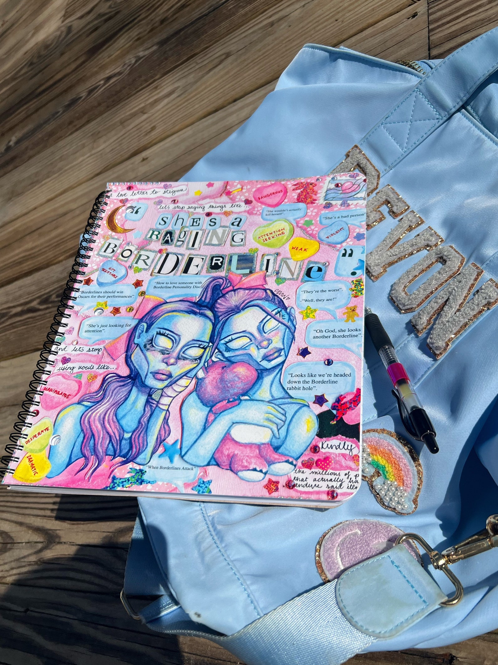 BPD Burn Book/raging Borderline-bpd Stigma Spiral Notebook/ - Etsy