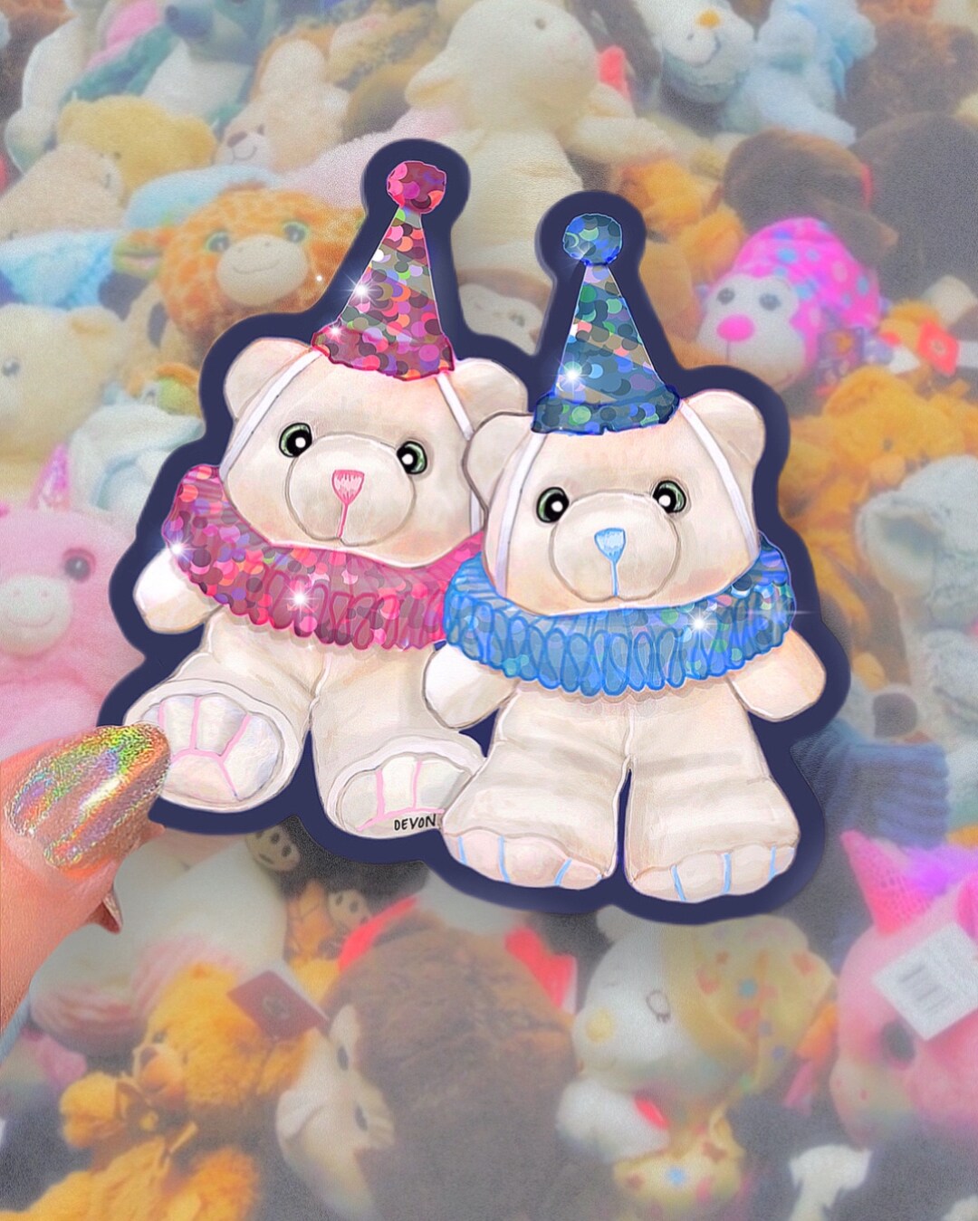 DBT Self-soothe Bears Sticker - Etsy