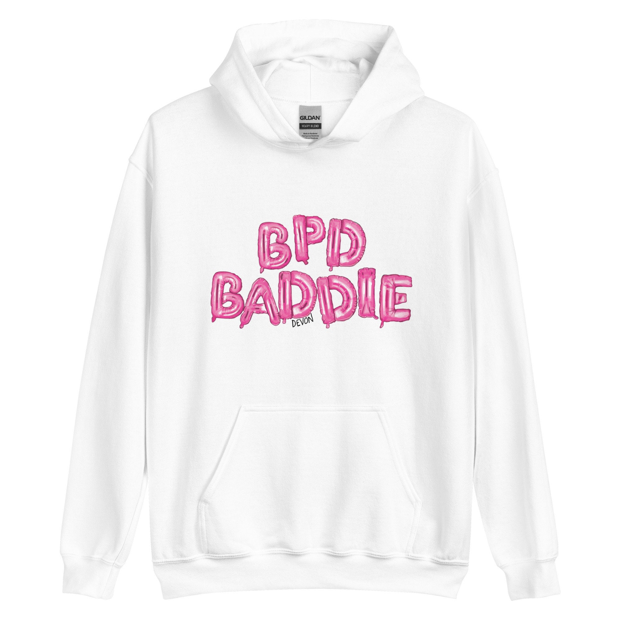 BPD BADDIE Hoodie - Etsy