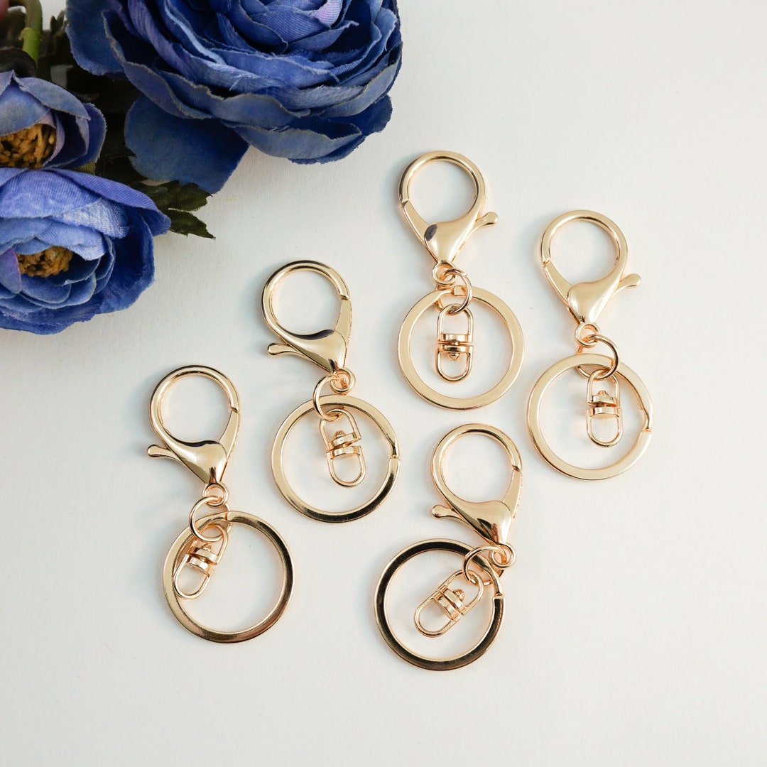 Gold Key Chain Hardware - 20 Pack - Etsy