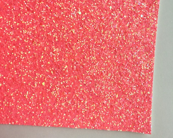 Neon Melon Premium Glitter Fabric Sheet - Etsy