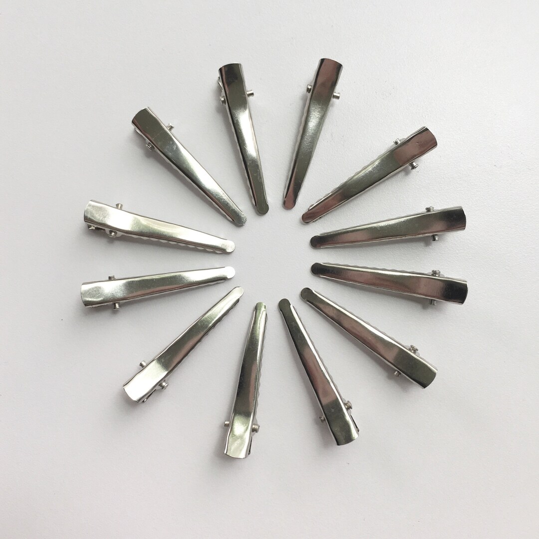 Silver Alligator Clips With Teeth - 45mm - 20 Pack - Etsy