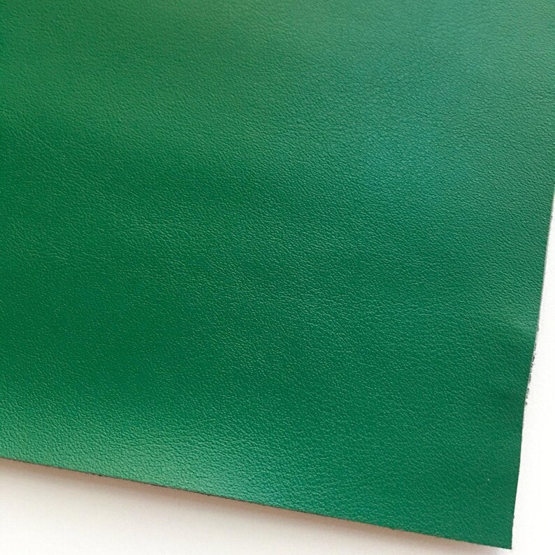 Kelly Green Vegan Faux Leather Vinyl Leatherette Vegan | Etsy