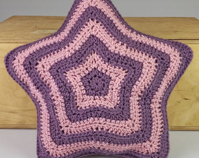 Crocheted Star Pillow - Etsy