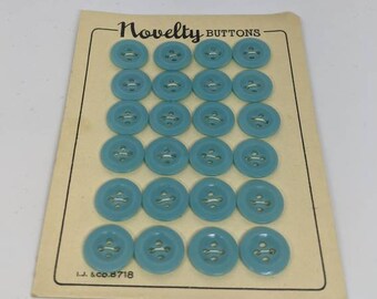Light Blue Buttons - Etsy UK
