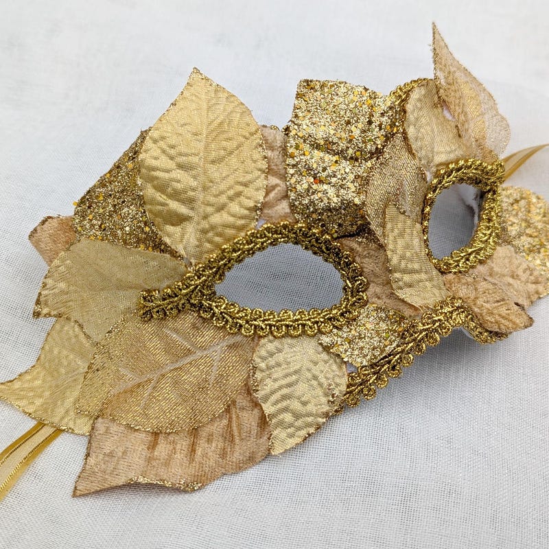 Gold Masquerade Mask - Etsy