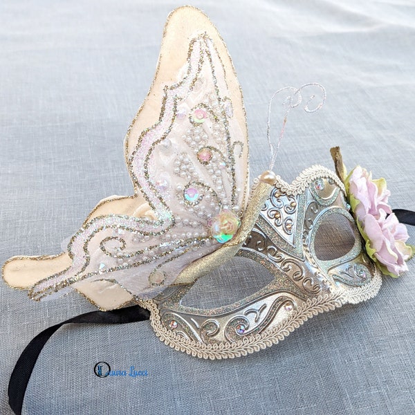 Champagne Masquerade Mask - Etsy