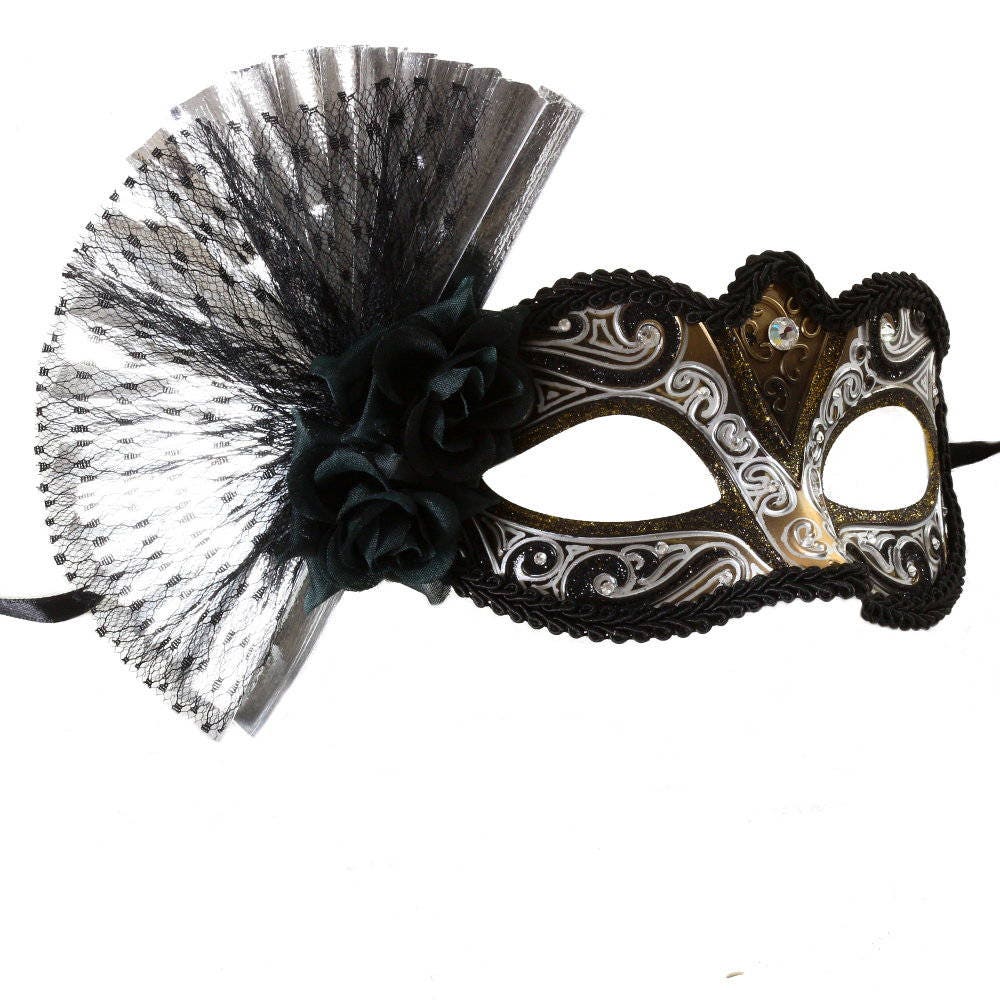 Spanish Senorita Black Masquerade Mask U177 - Etsy