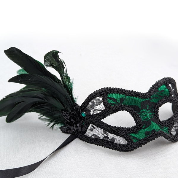 Green Masquerade - Etsy