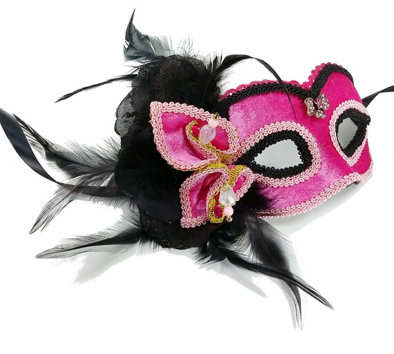 Venetian Masks Designs Pink