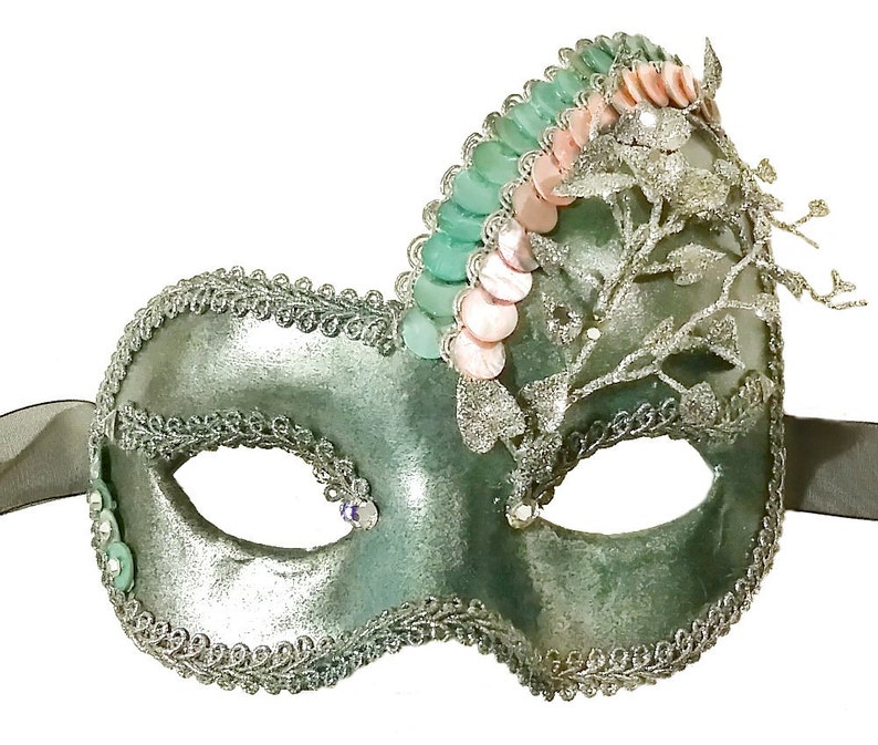 Water Mist Mermaid Masquerade Mask U995 - Etsy