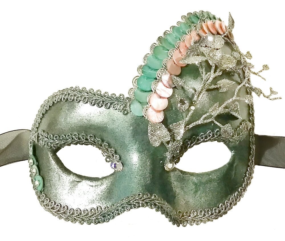 Water Mist Mermaid Masquerade Mask U995 - Etsy