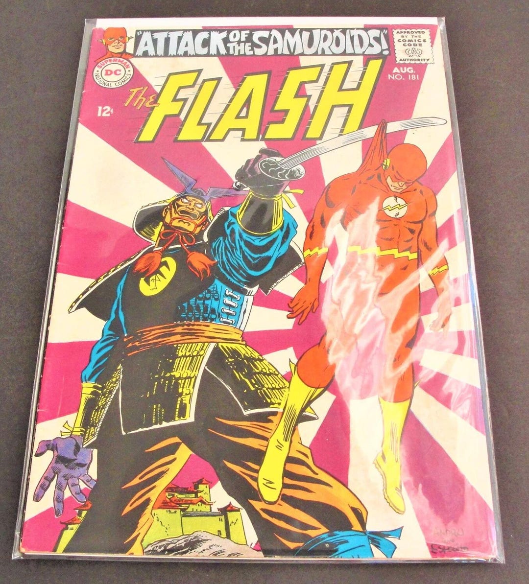 The Flash #181 Comic Book – Silver Age, Samuroids Appearance, August ...