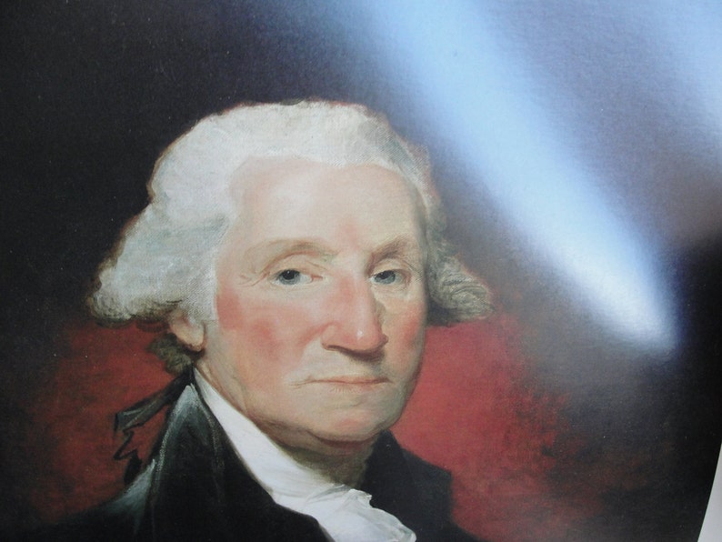Vintage Art Print Reproduction- Gilbert Stuart, 1755-1828- George ...