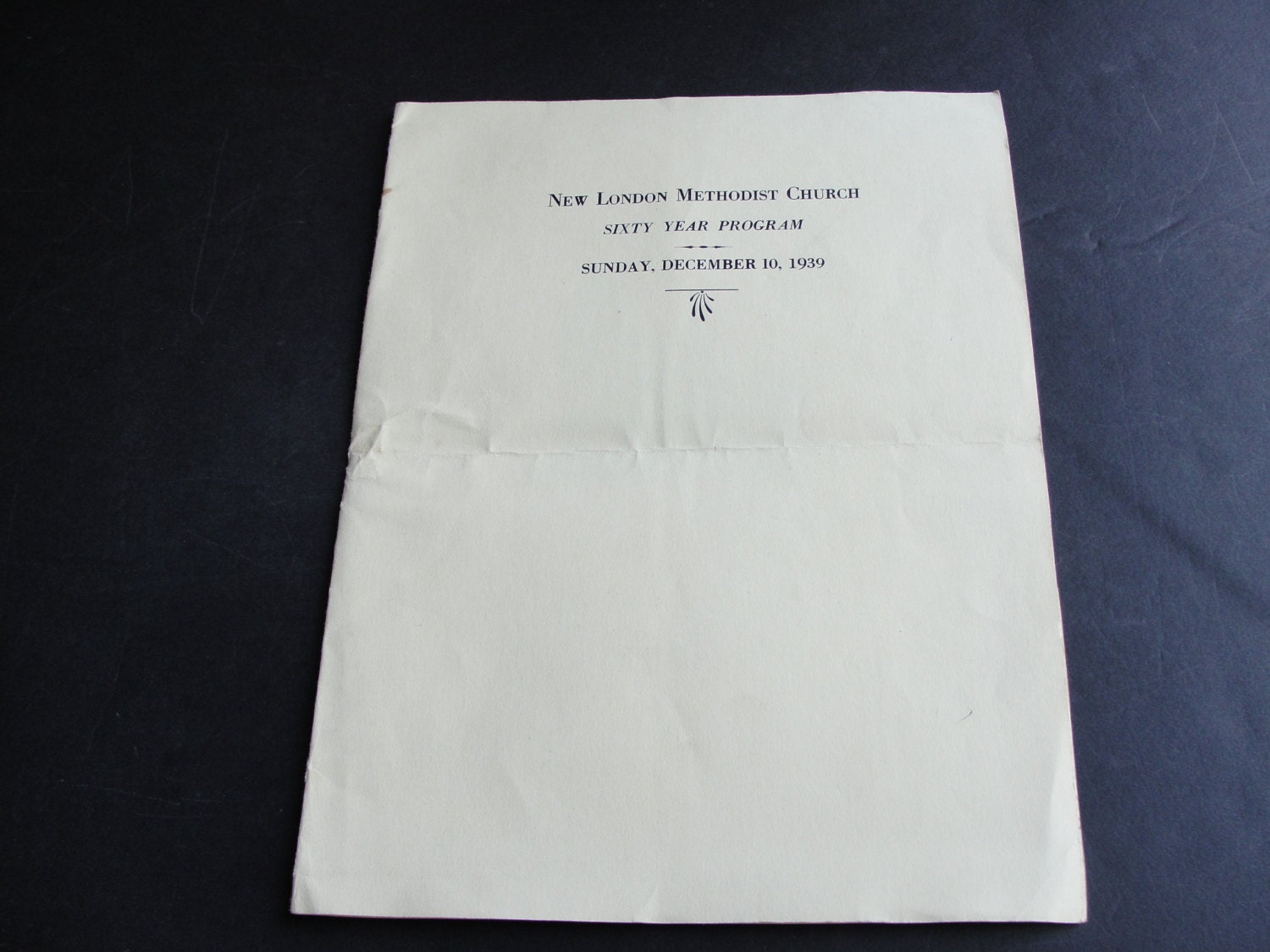 Vintage New London, Ohio, Methodist Church the Anniversary Service ...