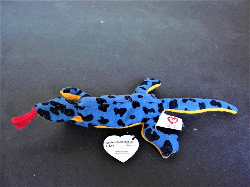 Vintage-lizz the Lizard-ty Teenie Beanie Babies 1996 Mcdonalds Co. and ...