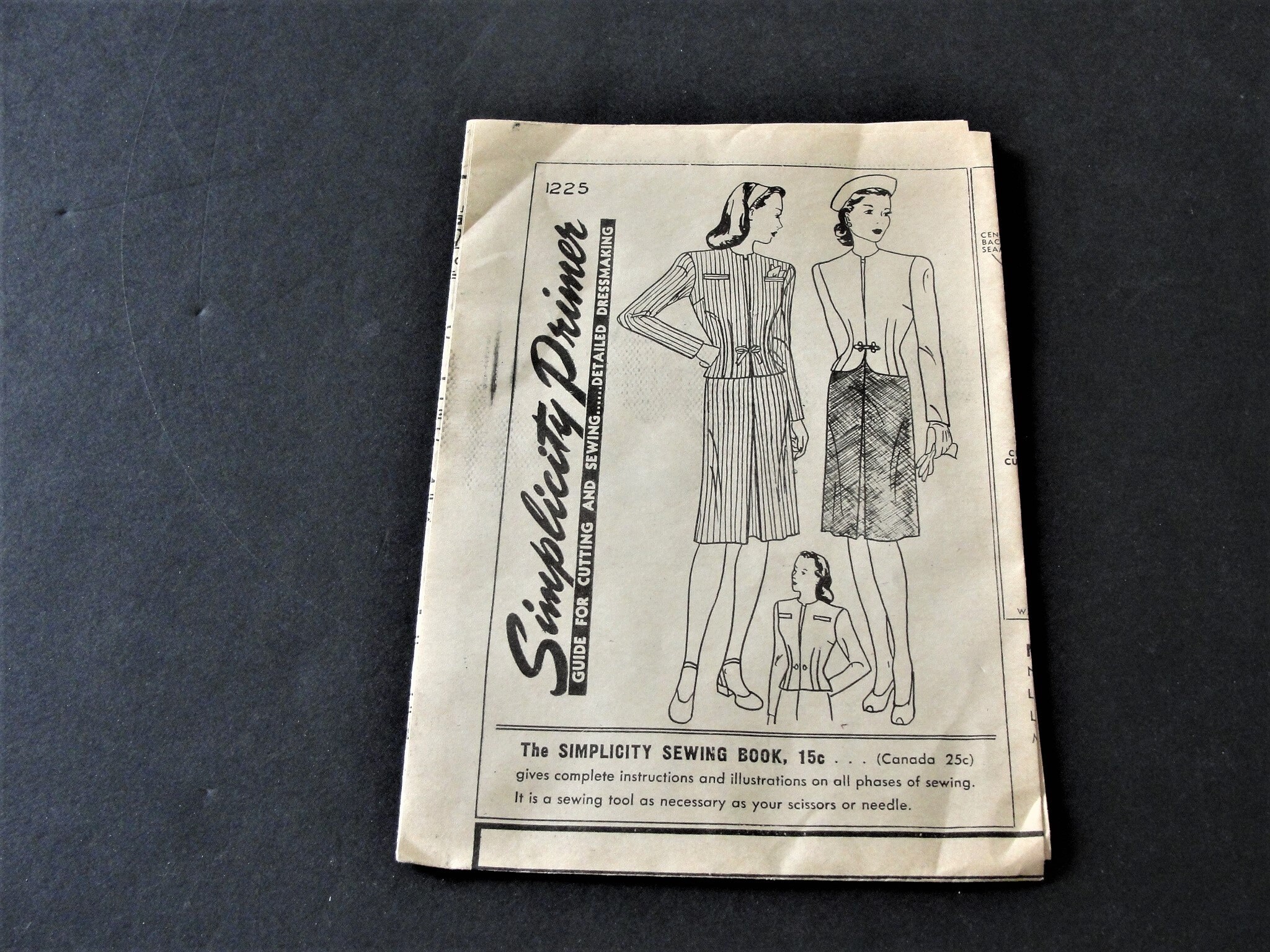 Simplicity 1225 Misses Two-piece Suits With Separate - Etsy