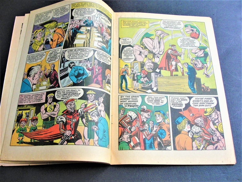 Brother Power the Geek 2 very Good: 3.5F, Joe Simon C/S/A, Last Issue ...