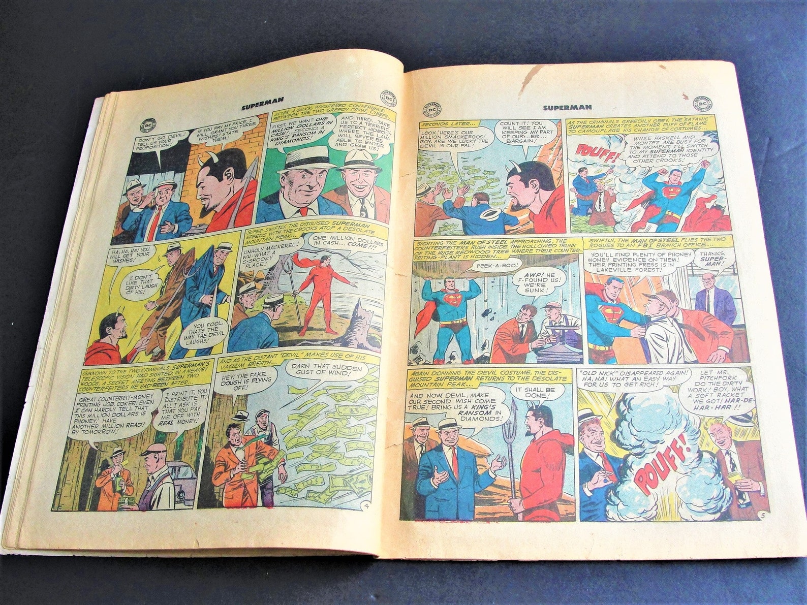 Superman 1st Series 138 Titano the Super-ape poor 0.5 cover Split ...