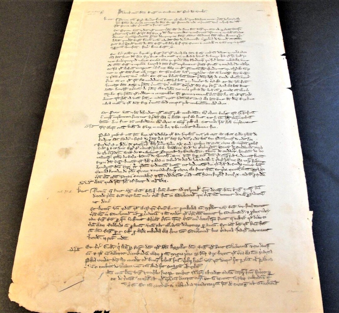 Medieval Latin Document Reproduction – Henry III, England, 1800s Print ...