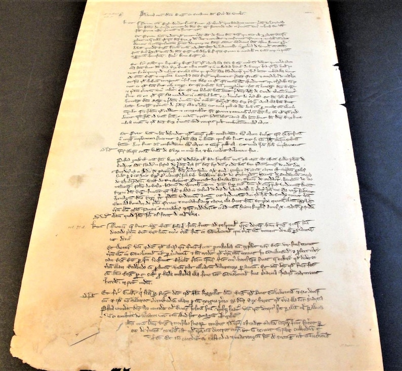 Medieval Latin Document Reproduction – Henry III, England, 1800s Print ...