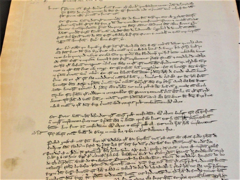 Medieval Latin Document Reproduction – Henry III, England, 1800s Print ...