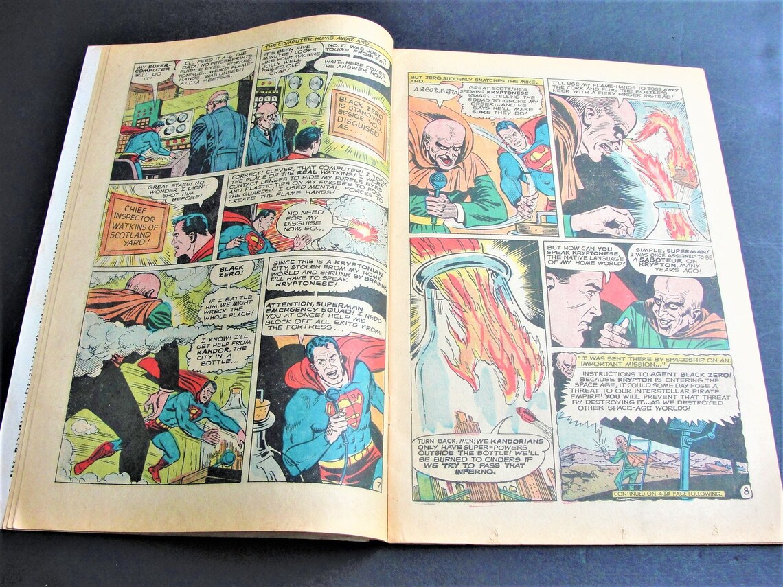 Superman 205 very Good: 4.0 the Man Who Destroyed Krypton-12 CENT ...