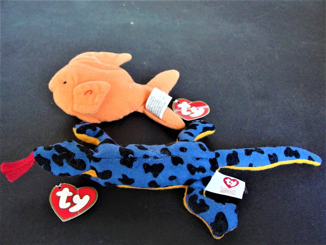 Vintage-lizz the Lizard-ty Teenie Beanie Babies 1996 Mcdonald’s Co. and ...