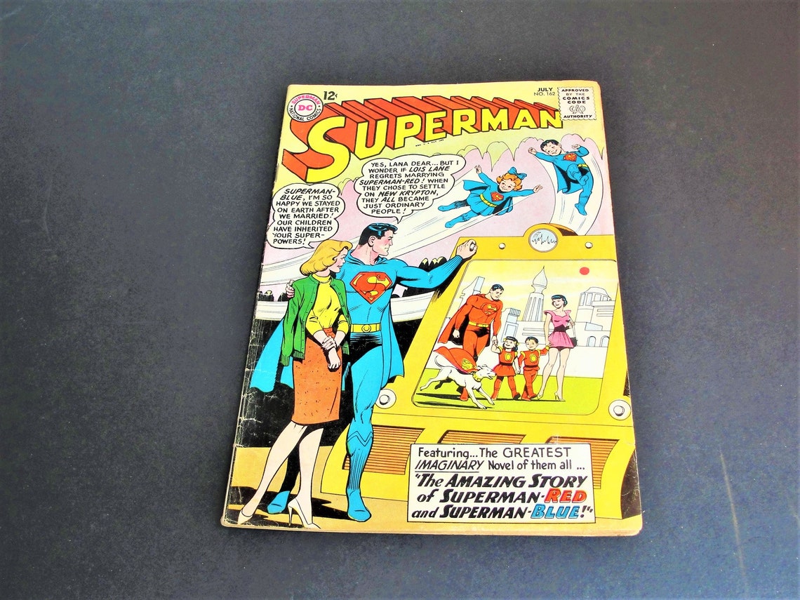 Superman 162 very Good 4.0centerfold Detached From Bottom Staple Legion ...
