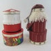 Lot of 2 Vintage 3 Tier Stacking Nesting Boxes Santa Claus Father ...