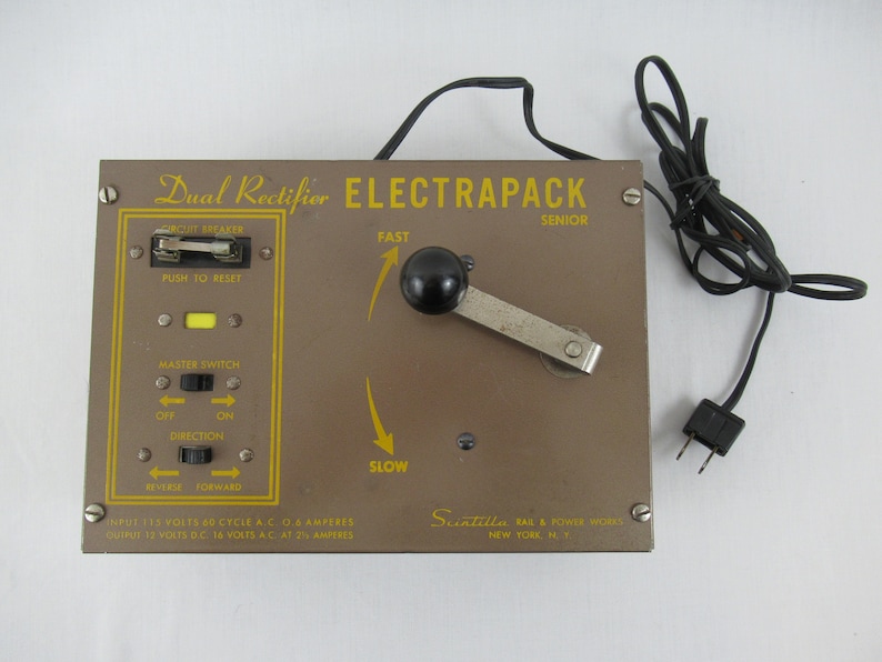 Vintage Scintilla Rail & Power Works Electrapack Senior Dual Rectifier ...