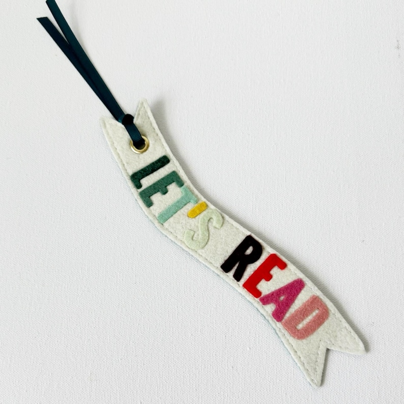 Felt Bookmark: Handmade Wool Book Lover Gift - Etsy