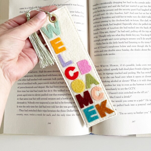 Felt Bookmark - Etsy