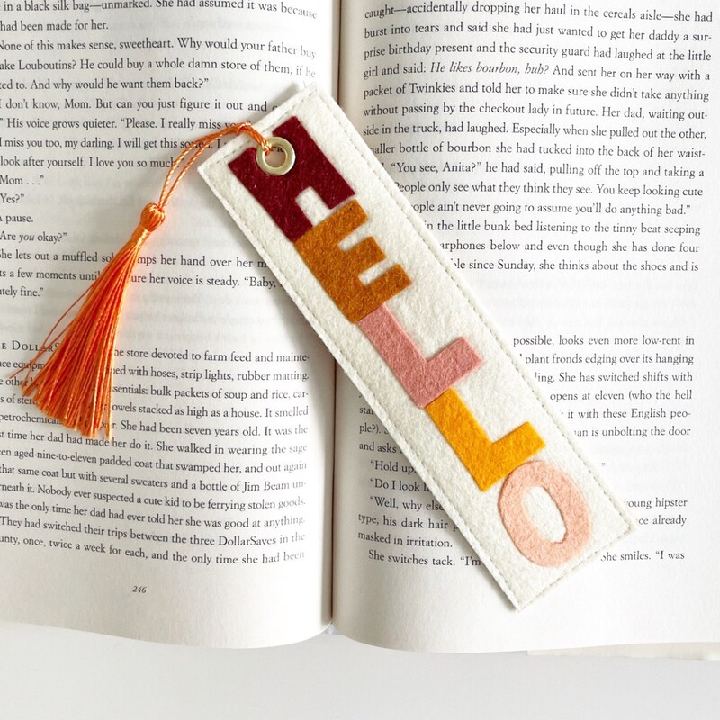 Felt Bookmark - Etsy