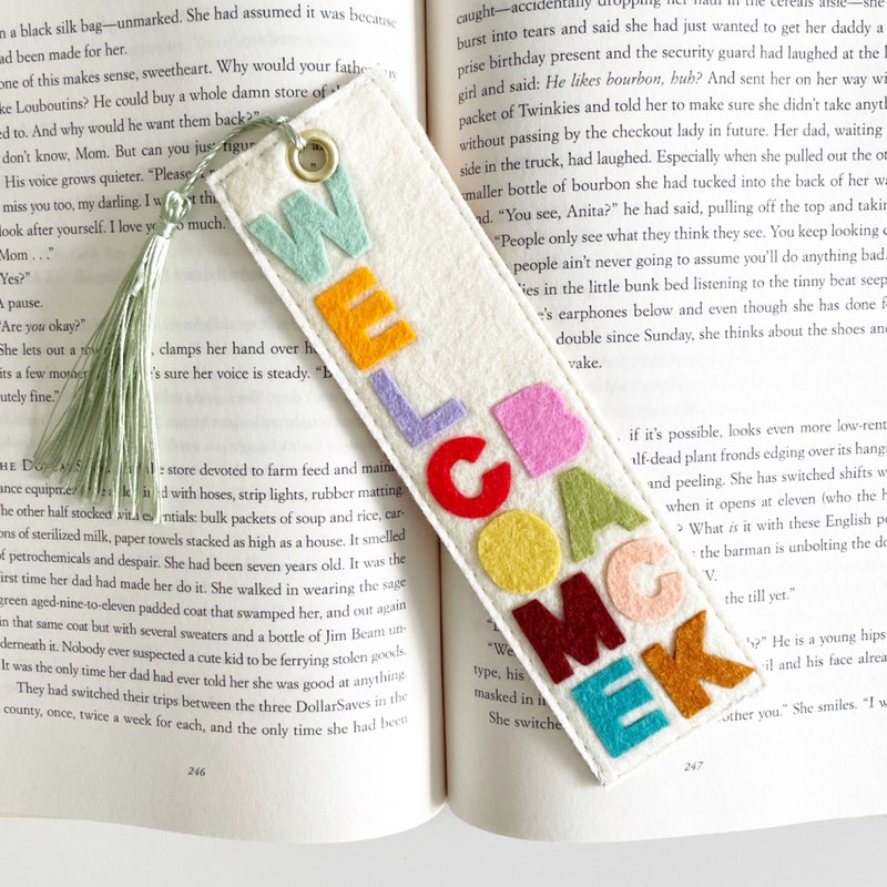 Felt Bookmark - Etsy