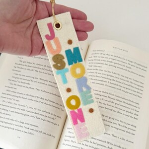 Bookmark, Felt Bookmark, Handmade Bookmark, Book Gift - Etsy