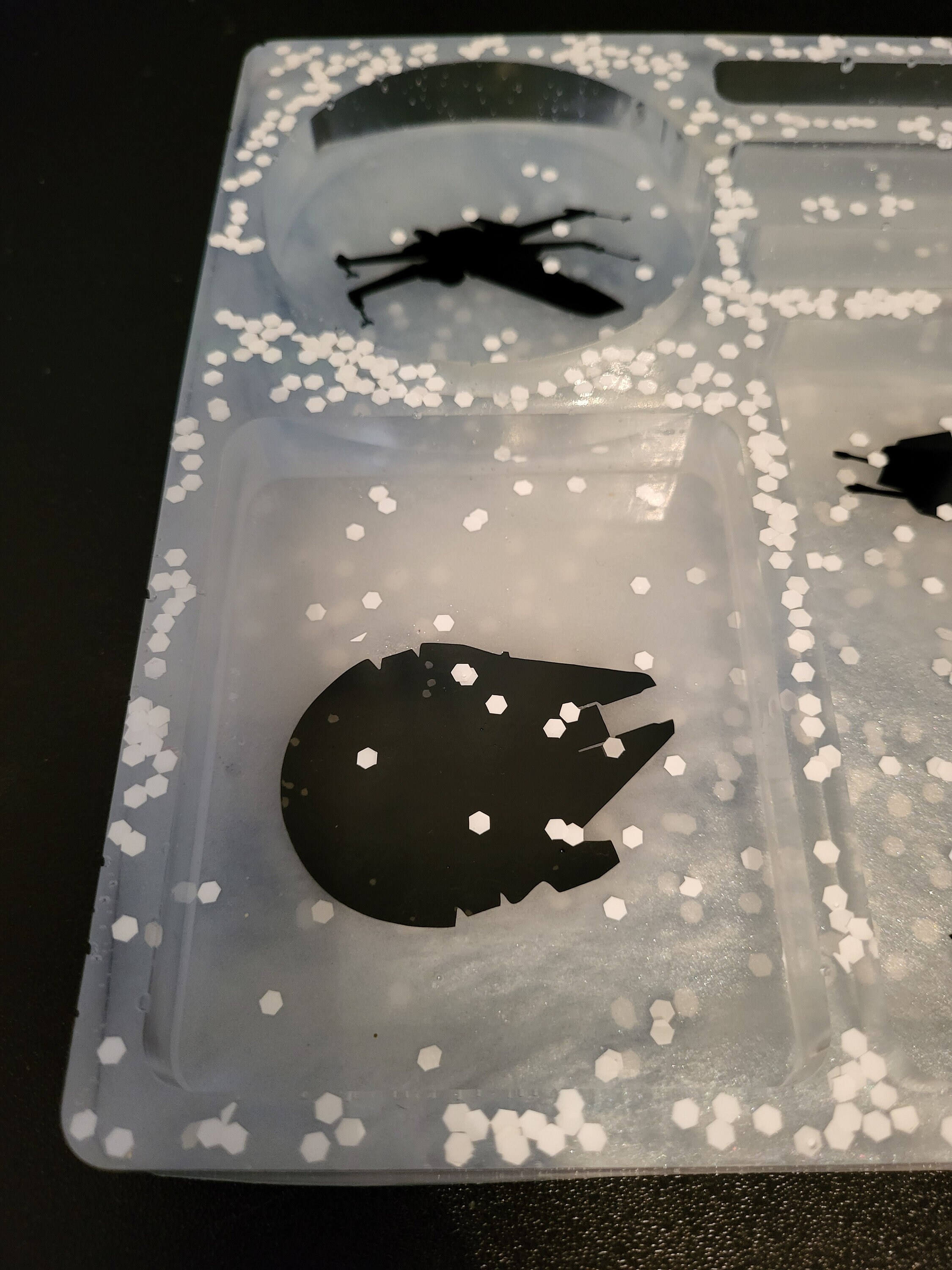 Battle of Hoth Star Wars Glow in the Dark Rolling Tray and - Etsy