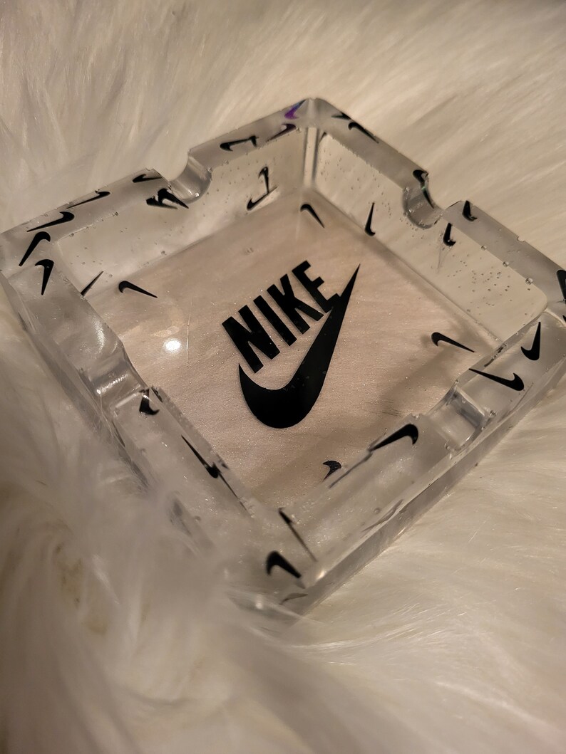 Just Did It Ashtray With Holographic Swoosh Glitter FAN ART - Etsy