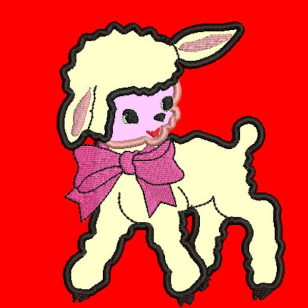 Lamb Applique - Etsy